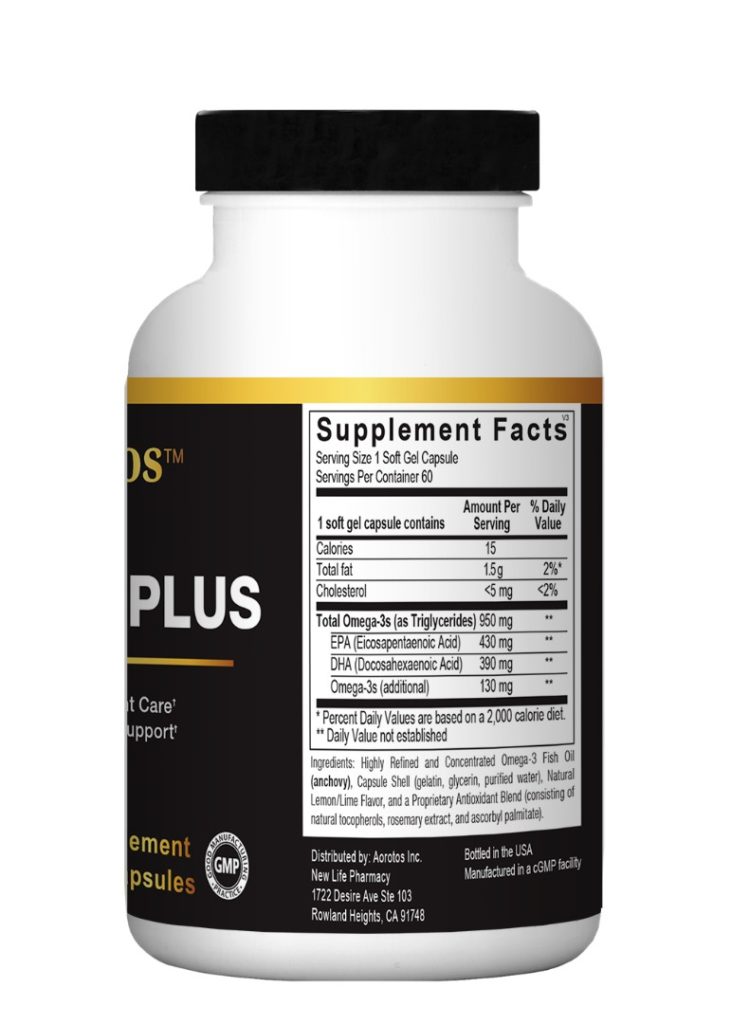 Omega Plus 60 Capsules – Aoratosnature.com