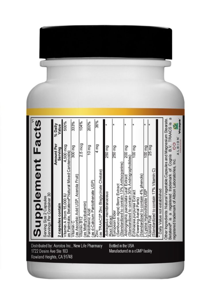 ImmunePlus 60 Capsules – Aoratosnature.com